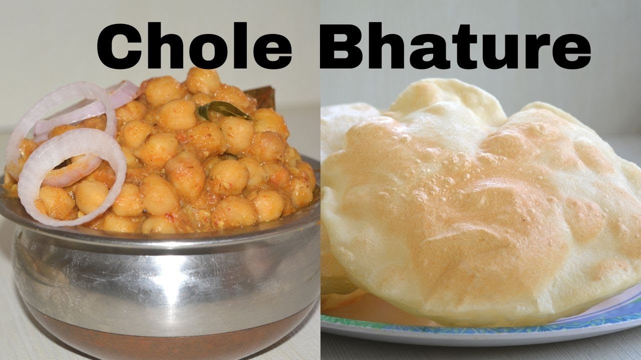 CHOLLE BHATURE RECIPE | Chhola Bhatura Recipe | छोले भटूरे | Cholle ...