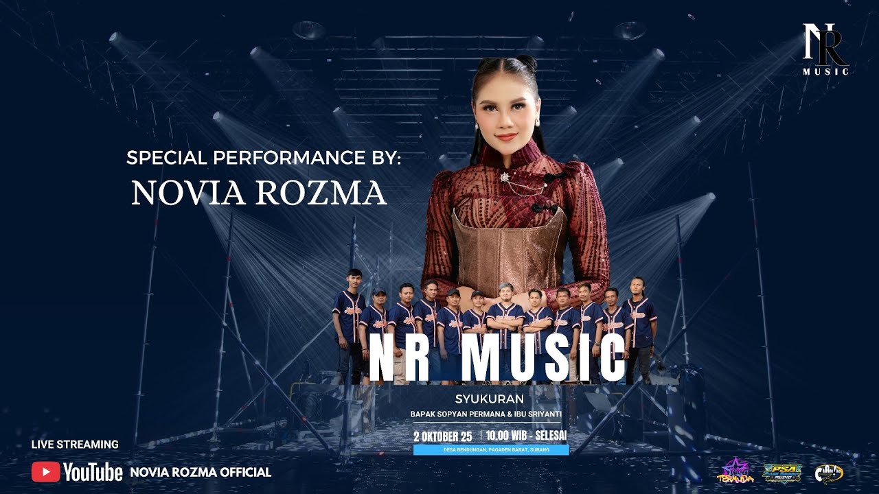 🔴LIVE NR MUSIC ( NOVIA ROZMA ) | SYUKURAN BPK.SOPYAN & IBU.SRIYANTI ...