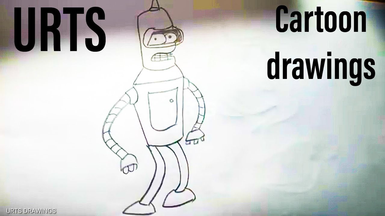 Drawing cartoon figure step by step easy - YouTube