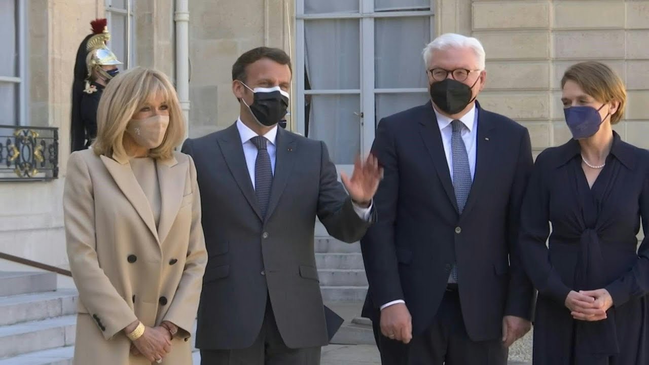 Emmanuel Macron reçoit Frank-Walter Steinmeier à l'Élysée | AFP Images ...