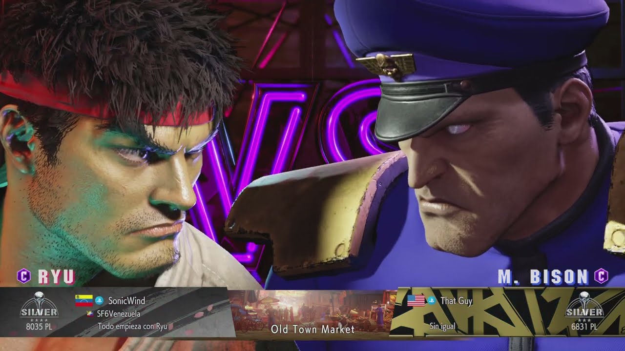 Street Fighter 6 Ryu vs Bison Ranked match - YouTube