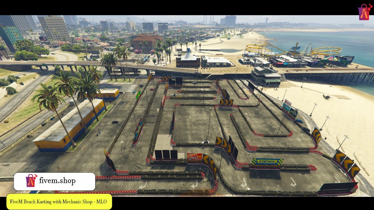 FiveM Race Tracks | FiveM Mechanic Shop MLO #fivem #racetrack - YouTube