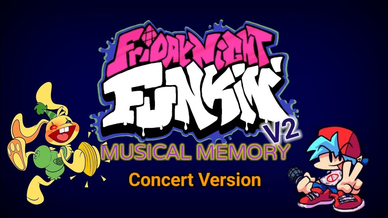 Friday Night Funkin VS Bunzo - Musical Memory V2 (Concert Version ...