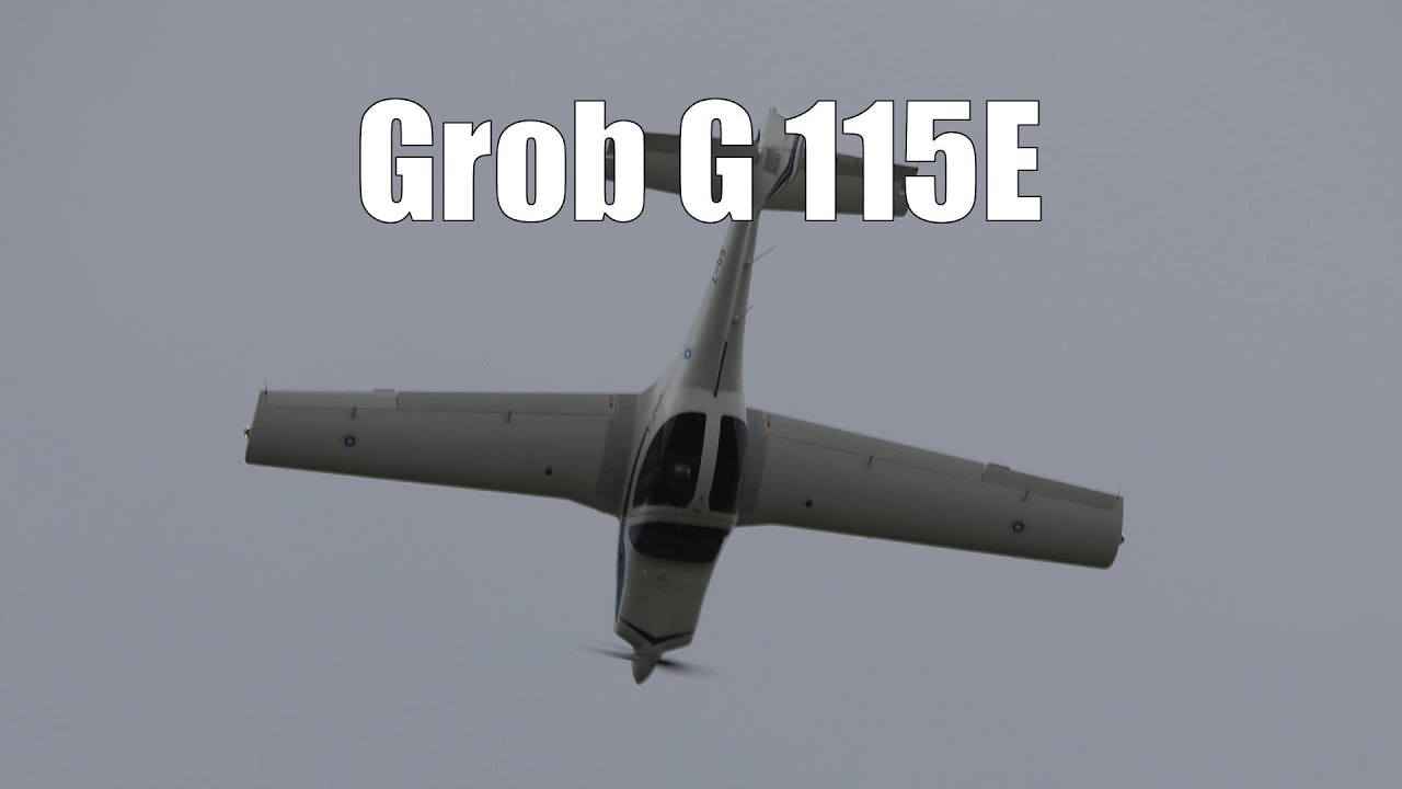 Grob G 115E Aerobatics for Airshow Display - Training Flight [Pori 2022 ...