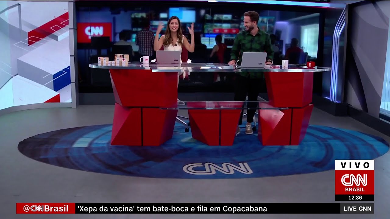 Encerramento do "Live CNN Brasil" com Marcela Rahal e Daniel Adjuto ...
