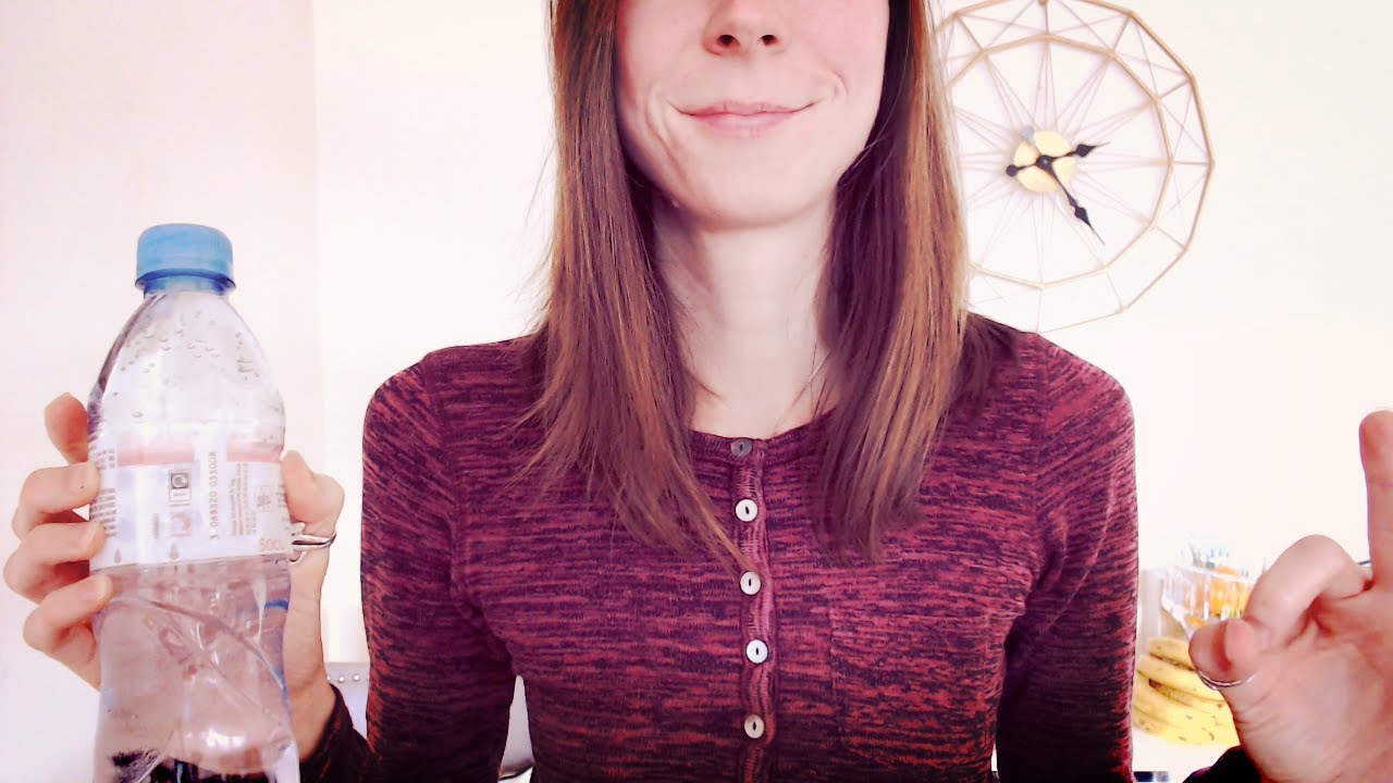 ASMR Water Sounds | Shaking | Tapping | Drinking | Swallowing ...