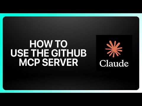 How To Use The Github Mcp Server In Claude Code! Tutorial