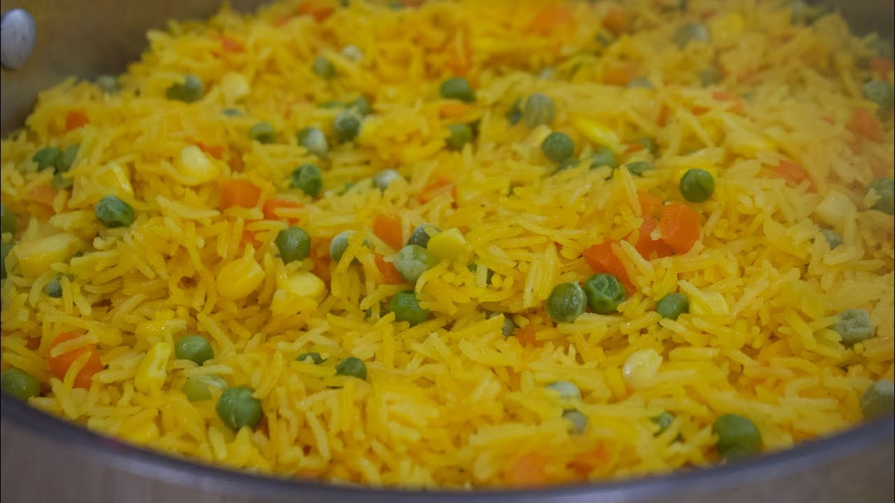 Arroz con vegetales súper fácil y delicioso. - YouTube