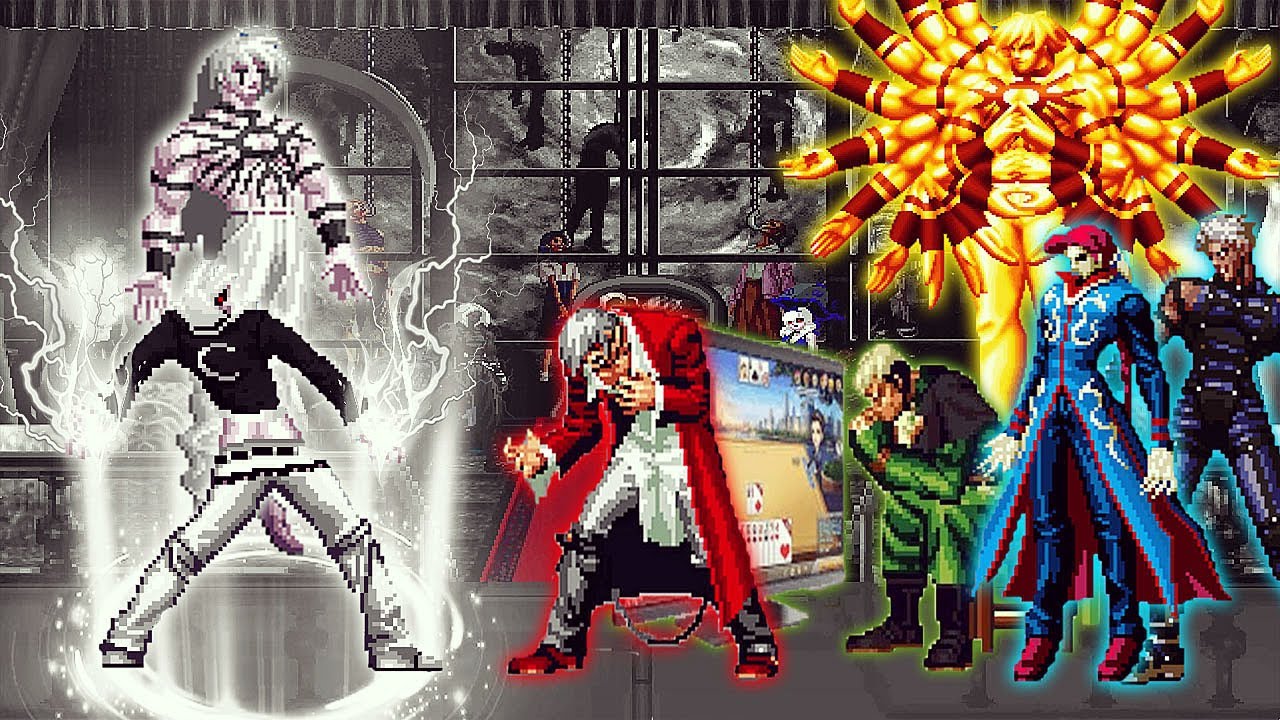[KOF Mugen] Orochi Iori XIII WF Vs Phoenix Team, Ultimate Orochi Iori ...