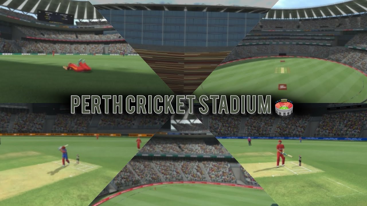 Perth Cricket Stadium in Rc24 |#stadium #cricket #game #gameplay #rc24 ...