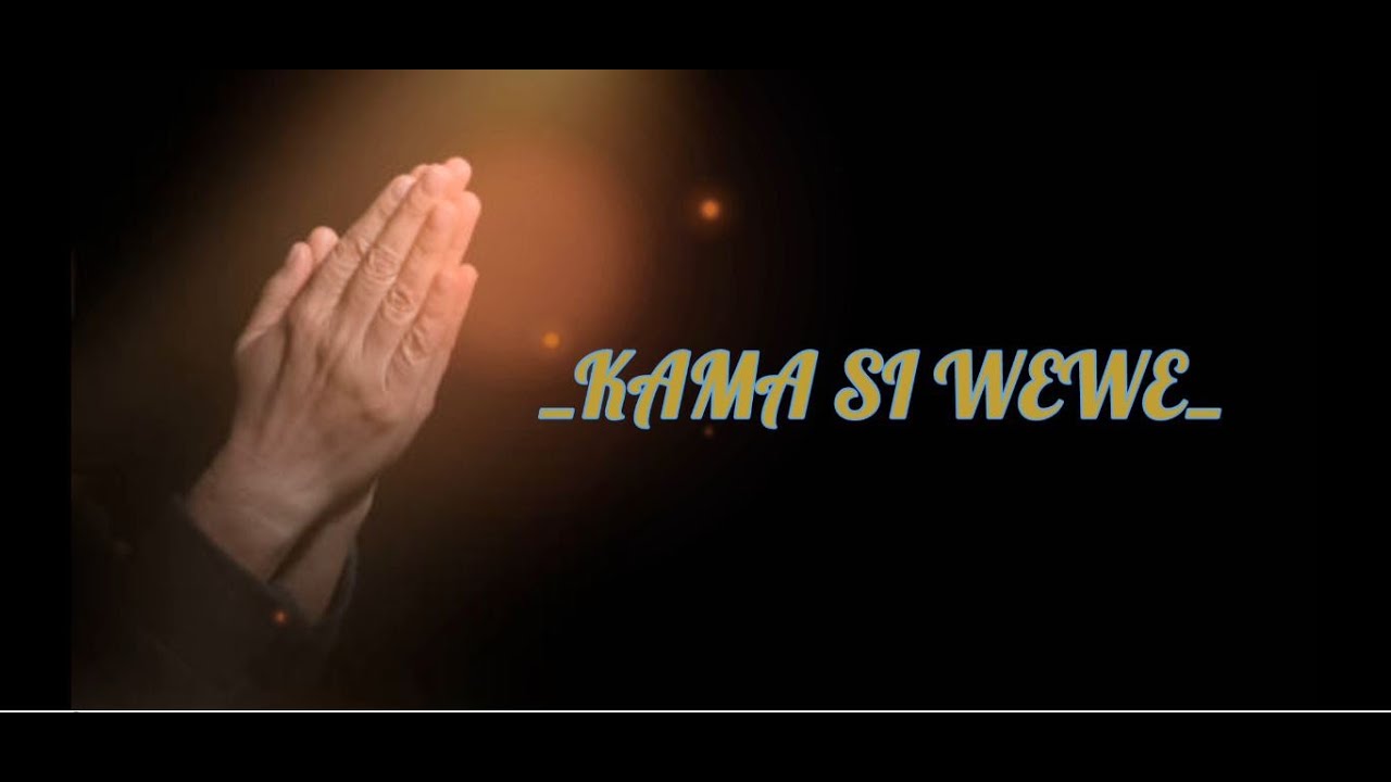 Izeeh - KAMA SI WEWE ( Official lyrics Video ) - YouTube