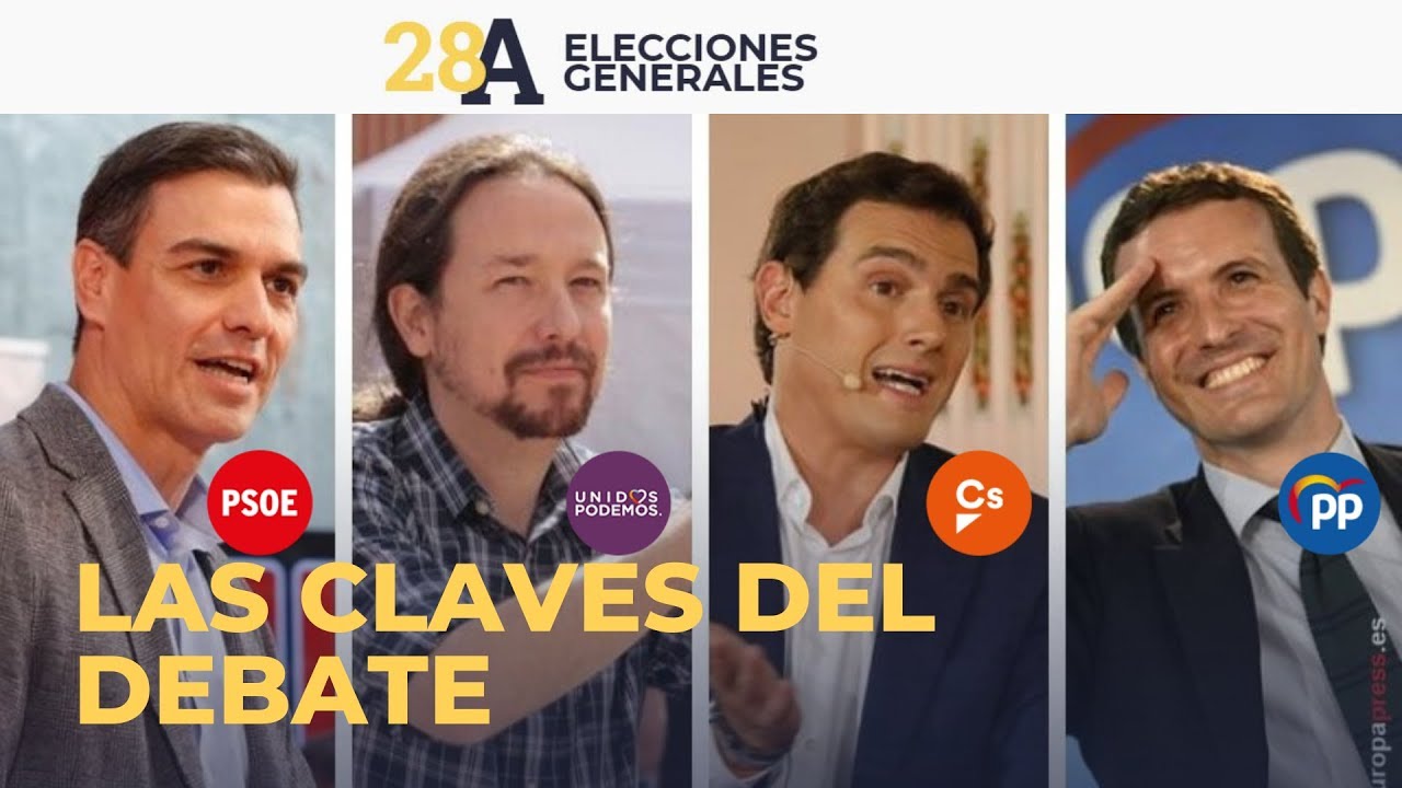 Así preparan los candidatos el debate de Televisión Española - YouTube