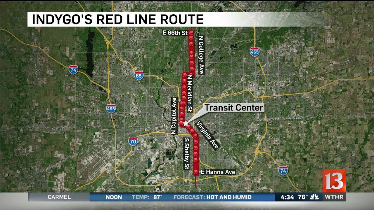 IndyGo Red Line Info - YouTube