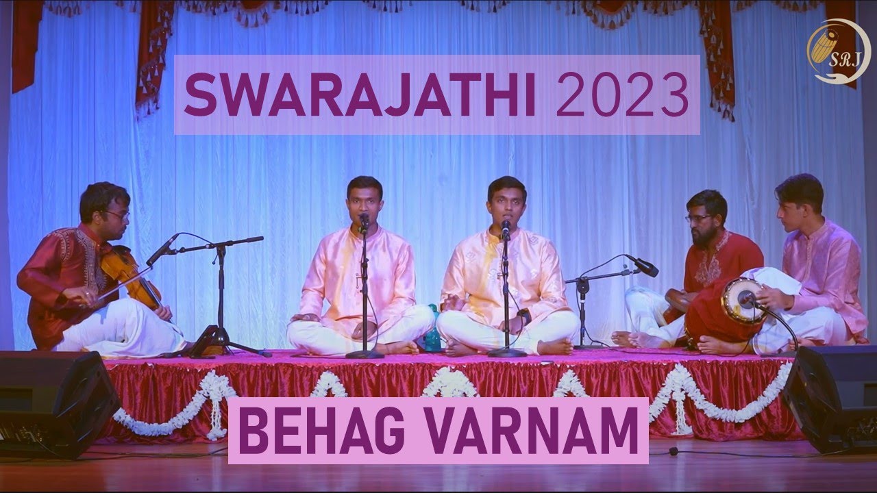 Behag Varnam | Swarajathi 2023 | Ruddra and Shanker Dorairajan | Aswin ...