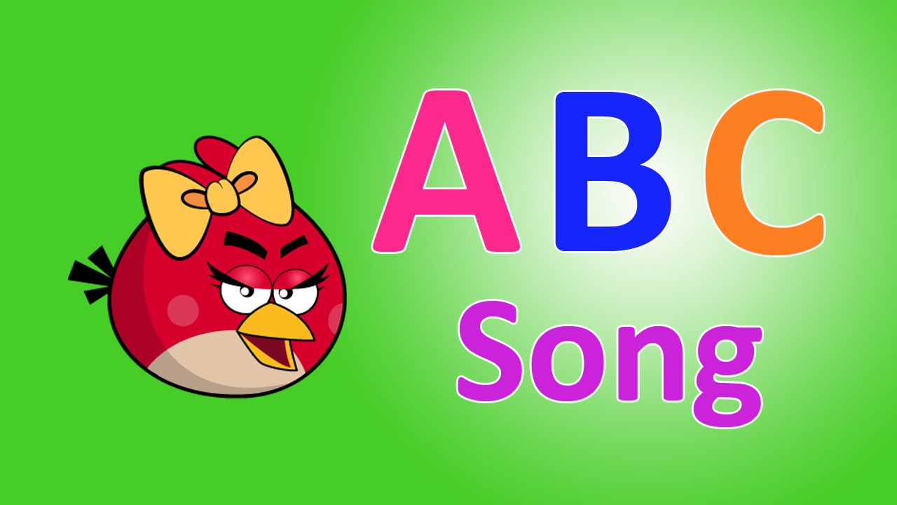 ABC Song for Kids ♫ Angry Birds Kids Songs ♫ Nursery Rhymes Songs ♫ ABC ...