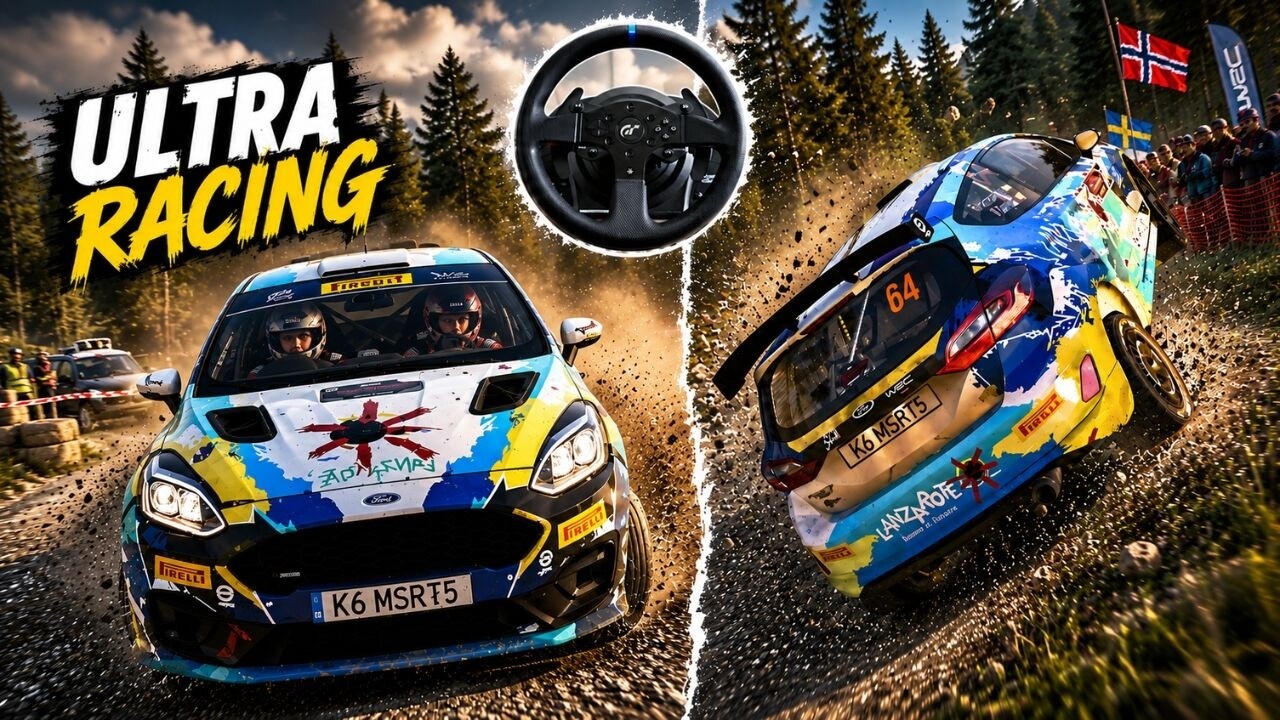 WRC Driving Game With Steering Wheel Ultra Realistic Car Racing Games 🏁 ...