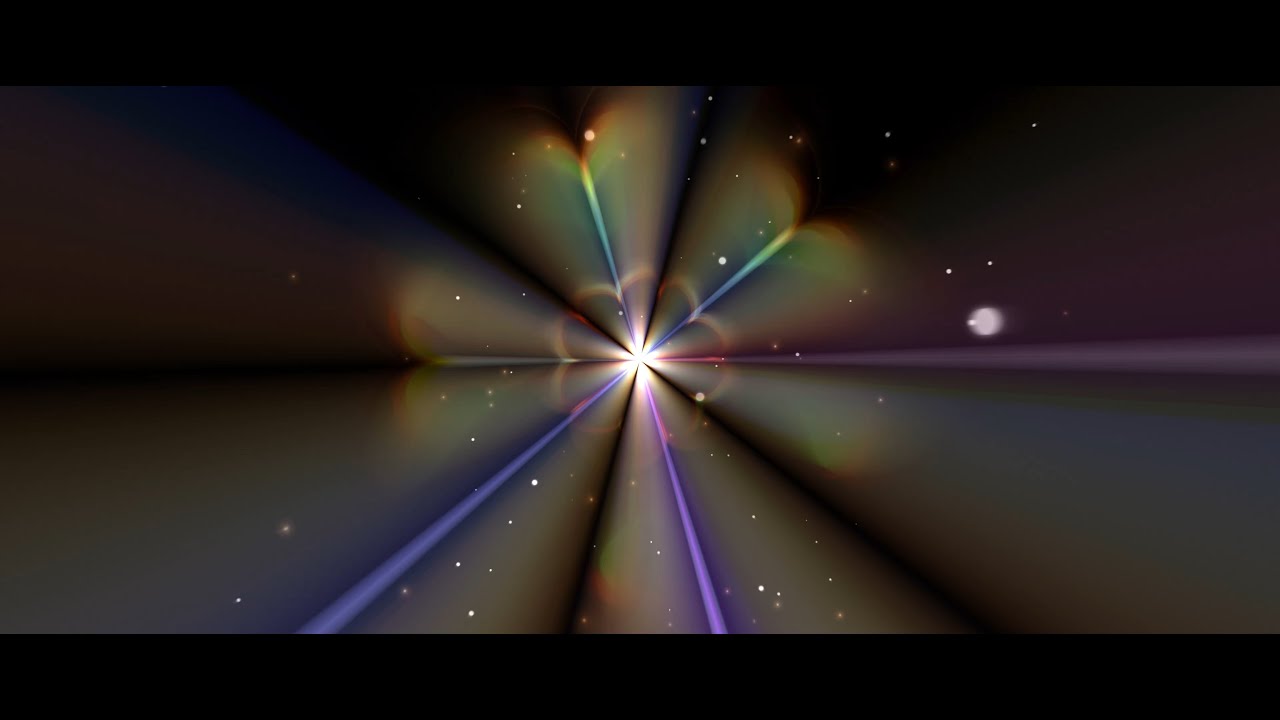 8K 4K Light Bursts Colorful Flower 4320p Geometric Motion Background ...