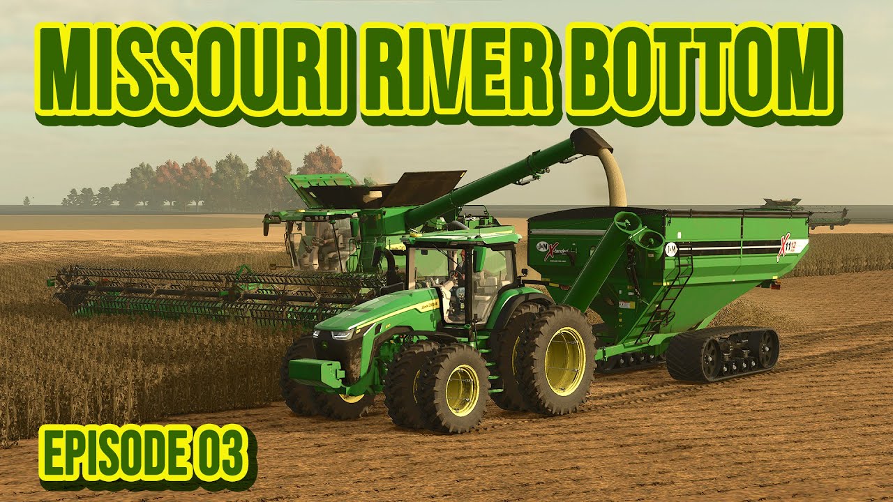 Can we Harvest 172ac in 2 hours? - Missouri River Bottom Episode 03 ...