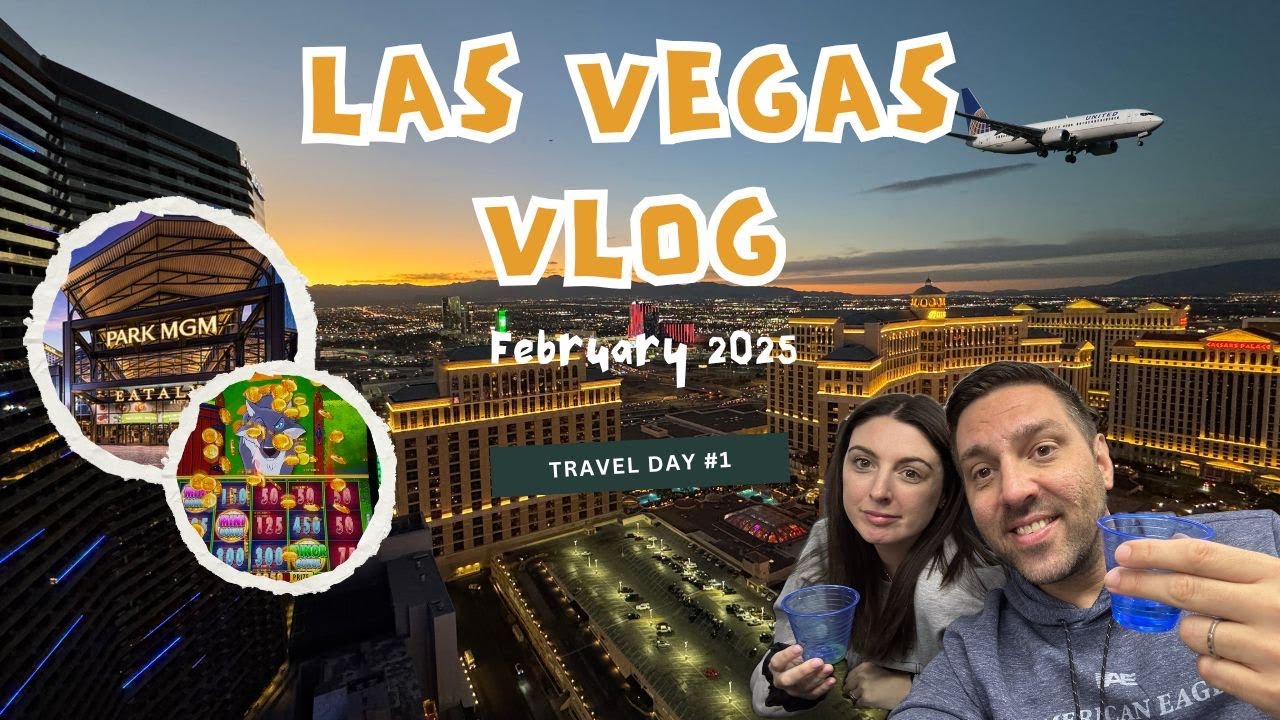 Las Vegas Vlog 2025 | Travel Day | United First l Park MGM | Blue ...