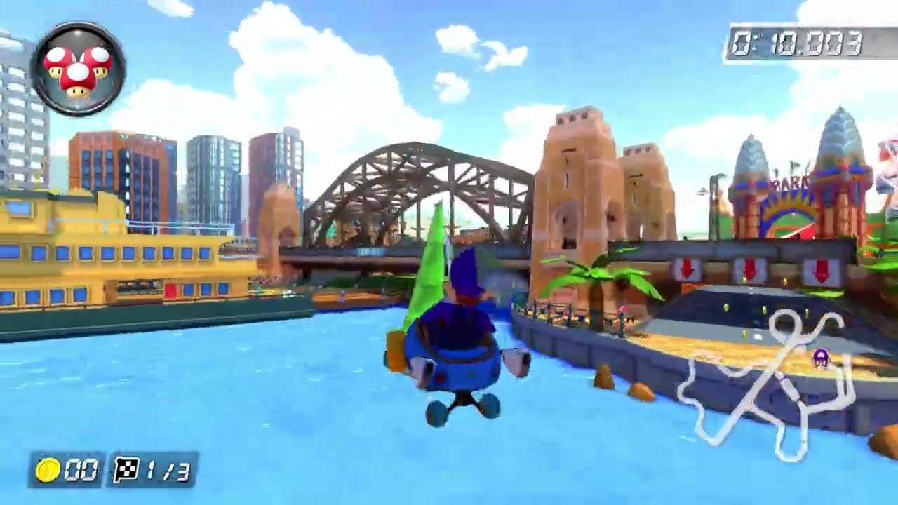 Tour Sydney Sprint [150cc] - 2:00.801 - K4I (Mario Kart 8 Deluxe World ...