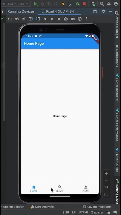 Flutter Scaffold widget part 2 | Navigation Bar | Floating action button #flutter - YouTube