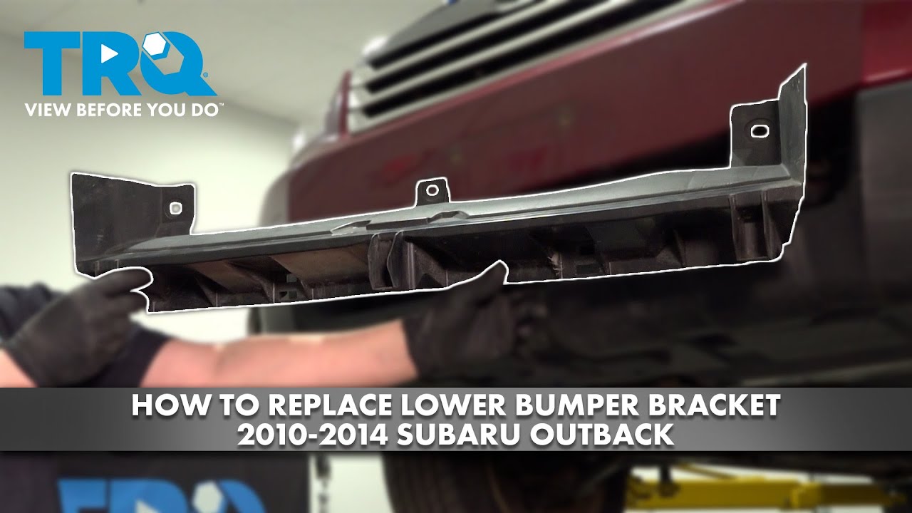 How to Replace Lower Bumper Bracket 2010-2014 Subaru Outback - YouTube
