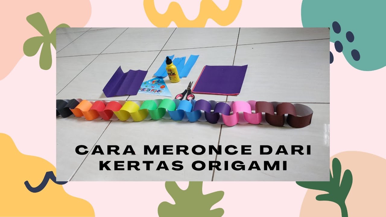 Cara Meronce dari Kertas Origami - YouTube