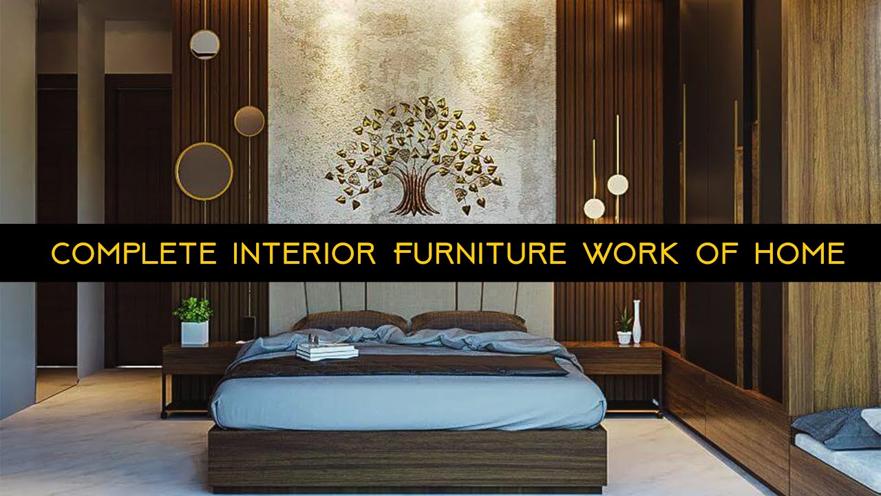 Complete interior Furniture work of home - Construction Details #shorts ...