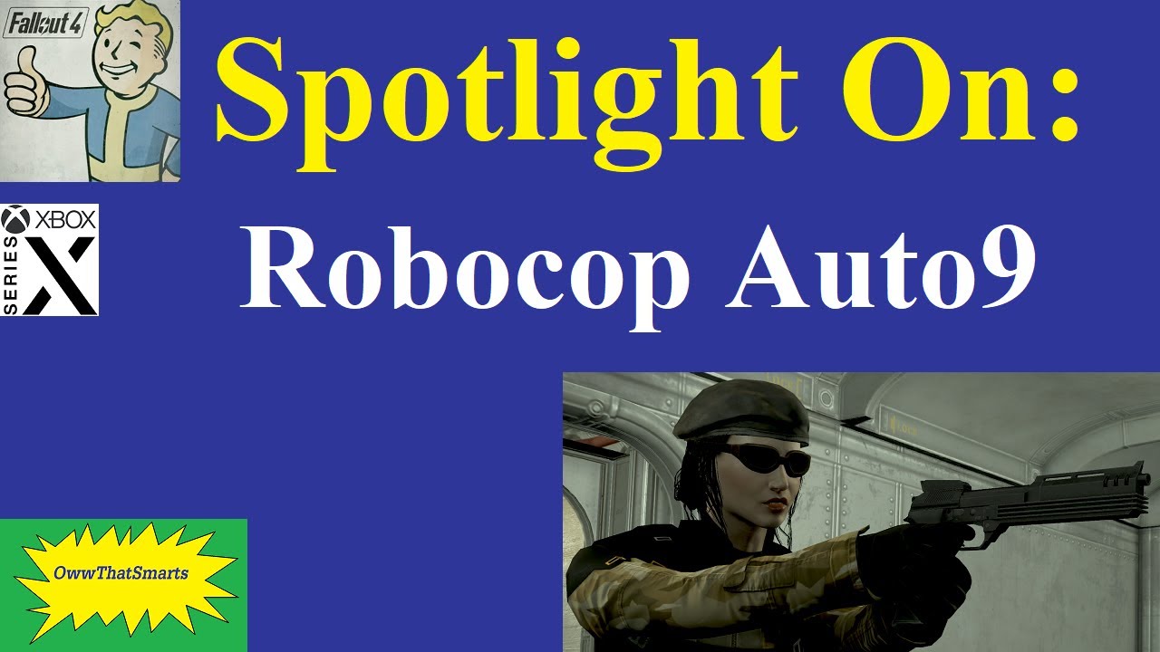 Fallout 4 (mods) - Spotlight On: Robocop Auto9 - YouTube