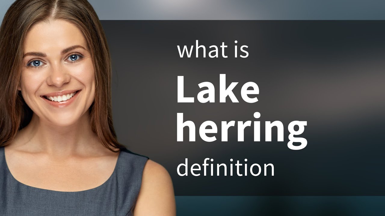 Lake herring | what is LAKE HERRING definition - YouTube