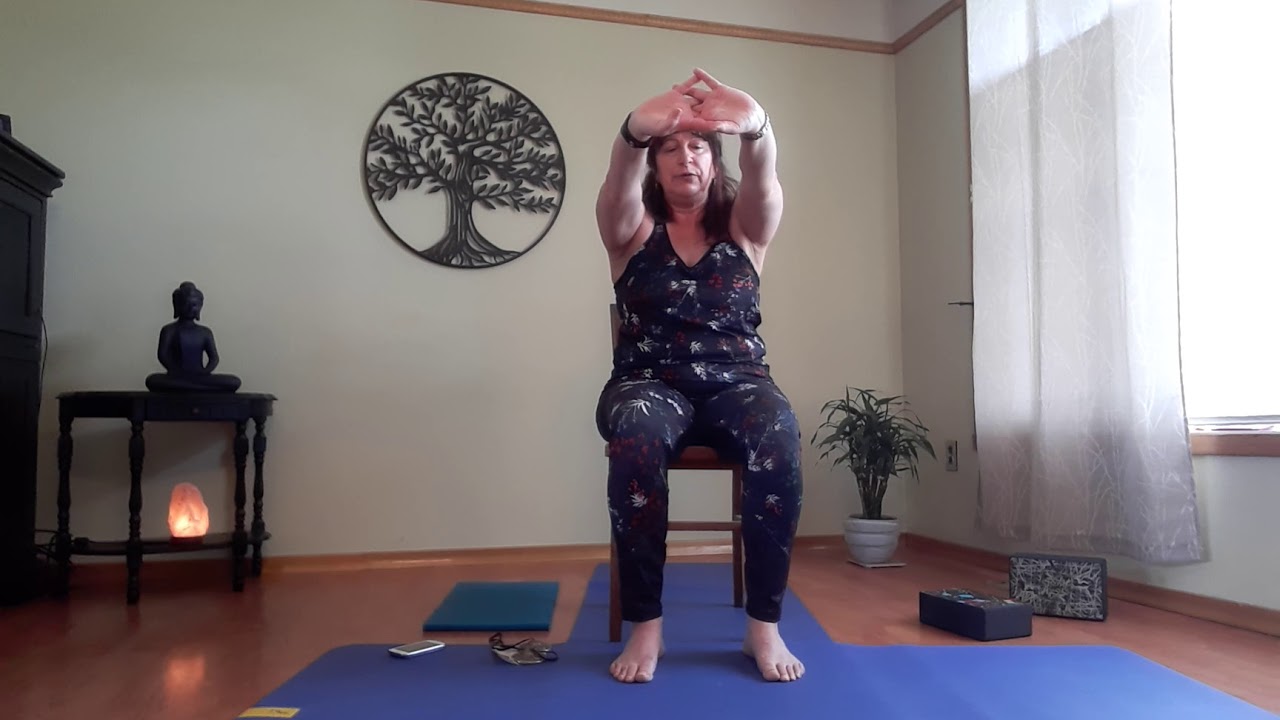 Short 30 min chair yoga with Susan enjoy - YouTube