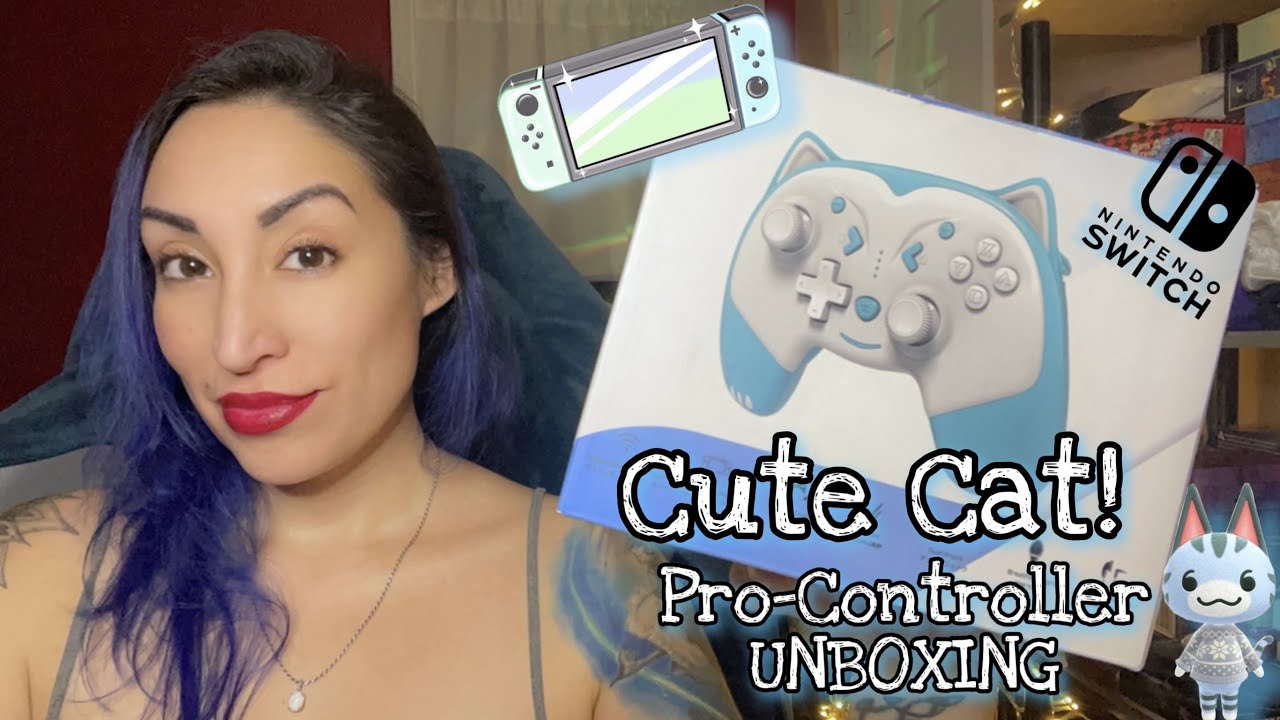 Nintendo Switch CAT🐱Controller Unboxing w/Gameplay | OLED Switch - YouTube