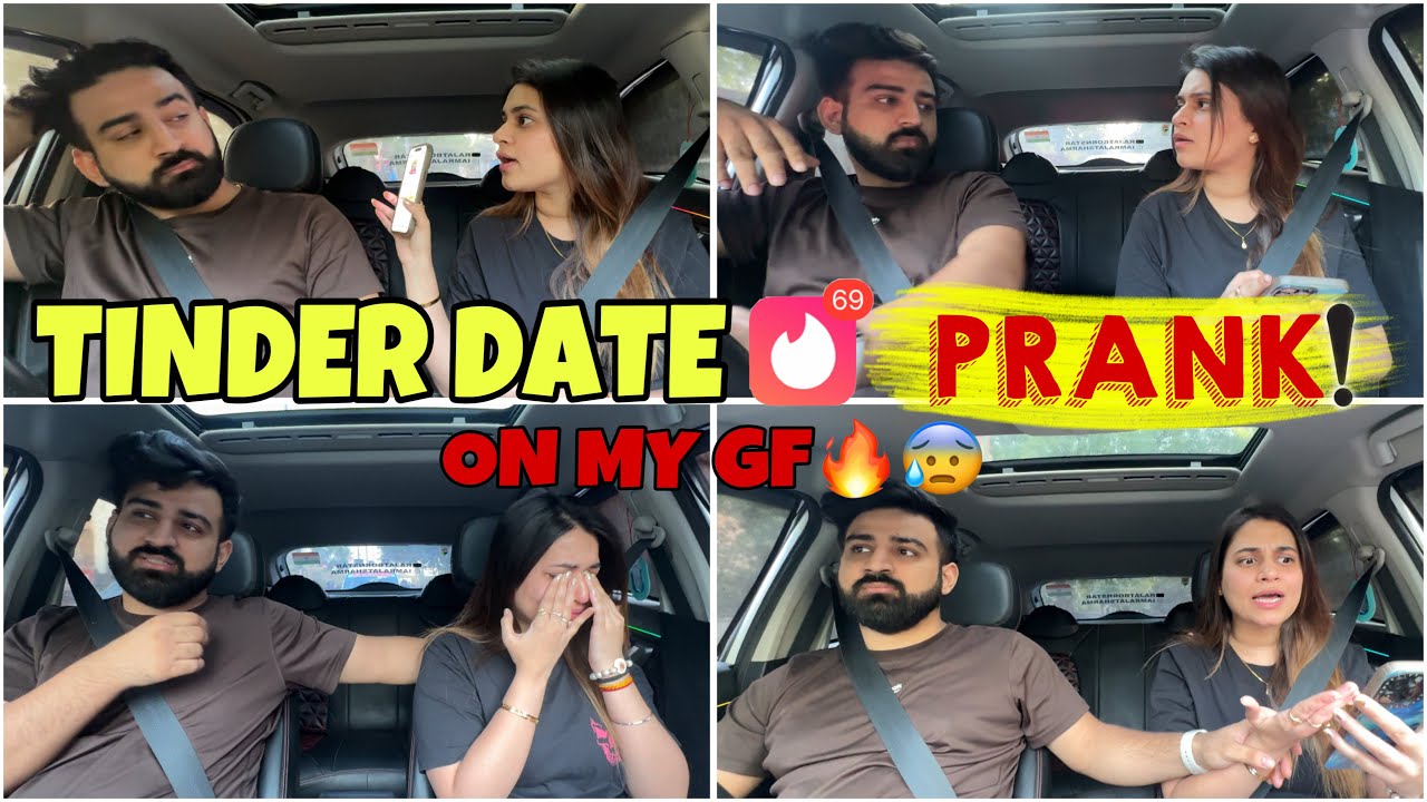 TINDER DATE🔥 PRANK ON MY GF😰 | CAUGHT CHATTING WITH OTHER GIRLS😱 | SHE ...
