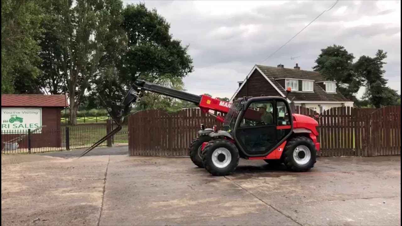 MANITOU MLT523T TELEHANDLER FOR SALE - YouTube