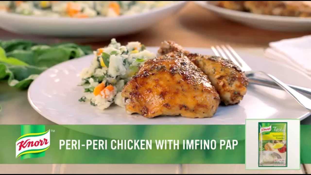 Peri Peri Chicken with Imfino Pap Recipe - YouTube