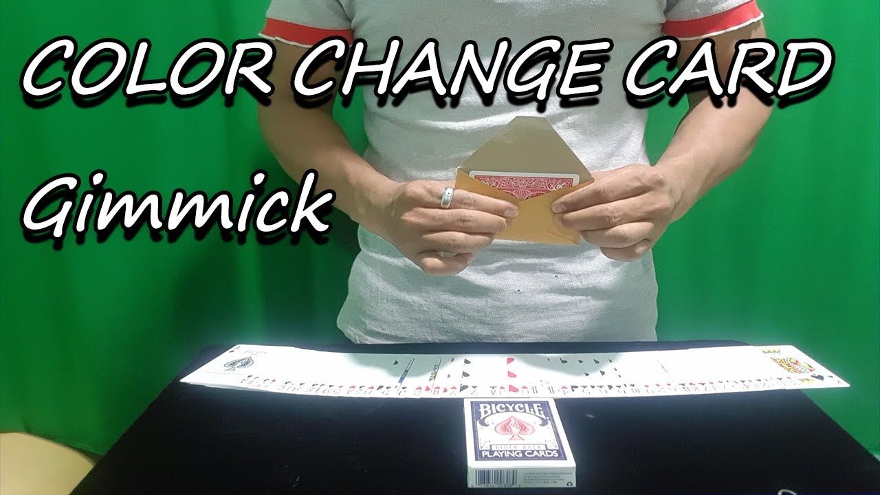 COLOR CHANGE CARD ( Gimmick ) - YouTube