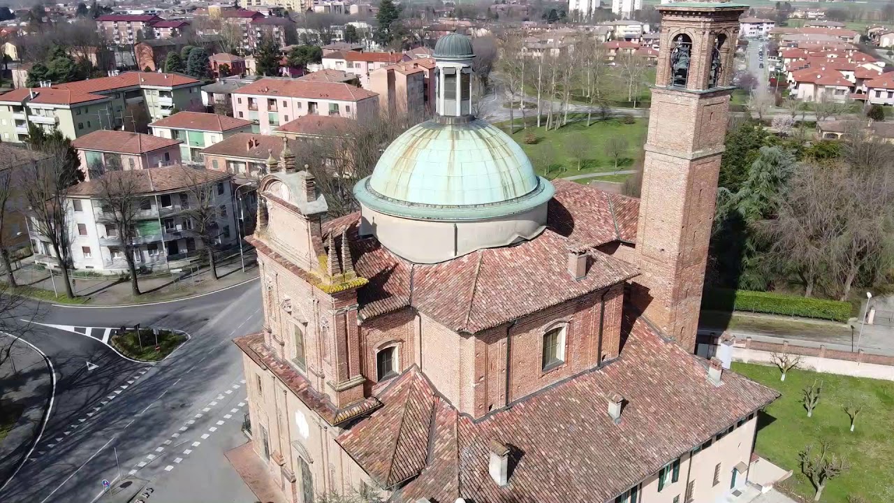 Codogno - Santuario Beata Vergine di Caravaggio with Mavic Mini - YouTube