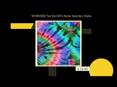SP-NP2658 Tye Dye 60's Nylon Spandex Digitally Wet Print