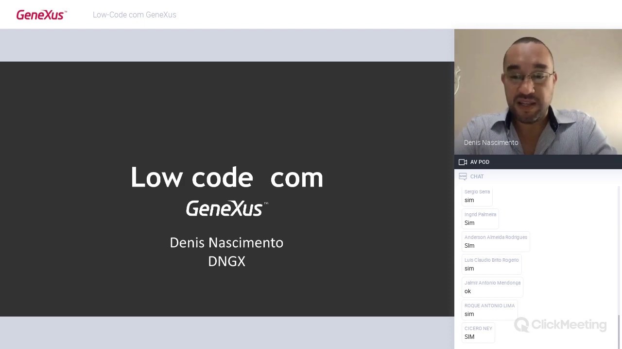LOW CODE com GeneXus, Webinar - YouTube