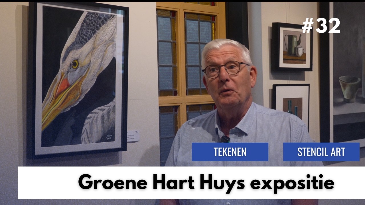 Tekeningen, stencil art en assemblagekunst | Expositie Groene Hart Huys ...