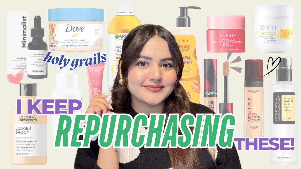 I keep REPURCHASING these! 🎀 Products I can’t do without 🤫 - YouTube