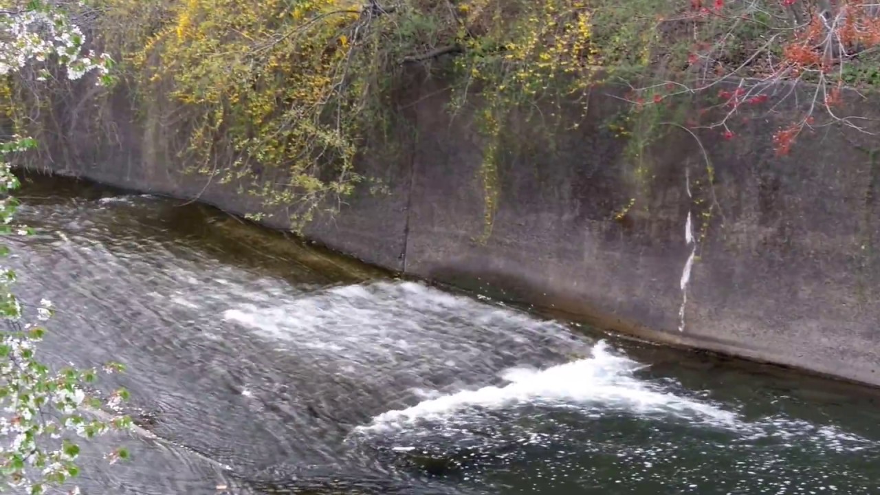 Waterfall wind down - YouTube