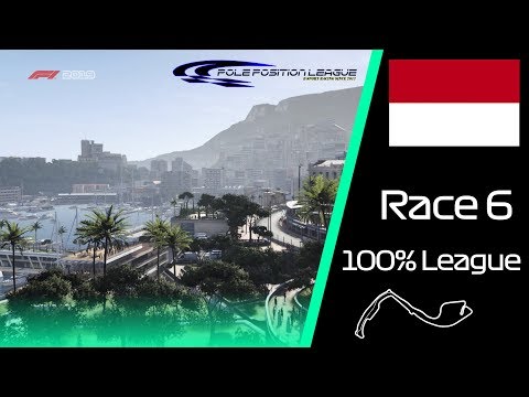 F1 2019 | Season 5 | 100% League  | Race 6  | Monaco | www.ppl-esports.com