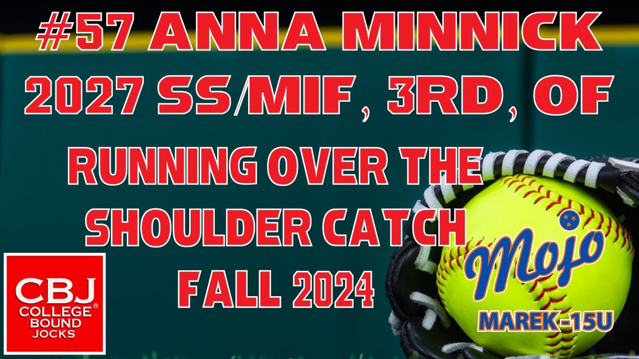 Anna Minnick 2027 SS over the shoulder running catch Fall 2024 - YouTube