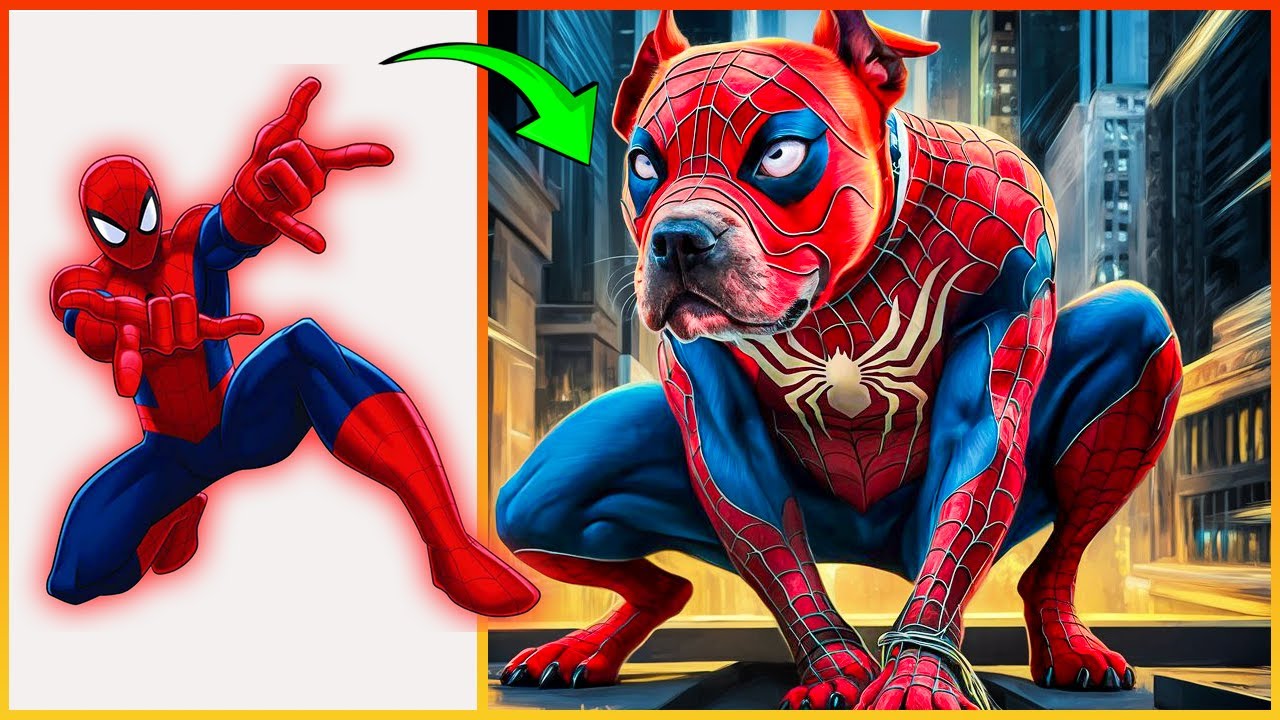 AVENGERS But Pitbull 🐾: Marvel & DC Heroes as Powerful Pitbulls 💥 - YouTube