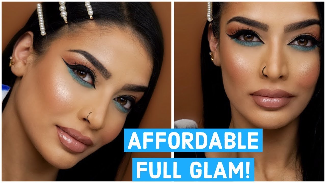 Affordable Full Glam Makeup Look| Full Face Routine| Makeupbyalaha ...