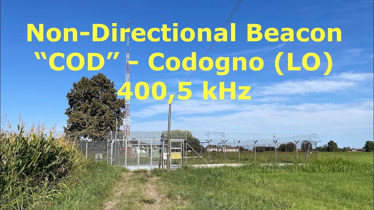 NDB COD - Codogno (Lodi) - 400,5 kHz - YouTube