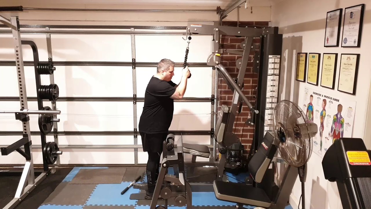 Tricep Rope Push Down - YouTube