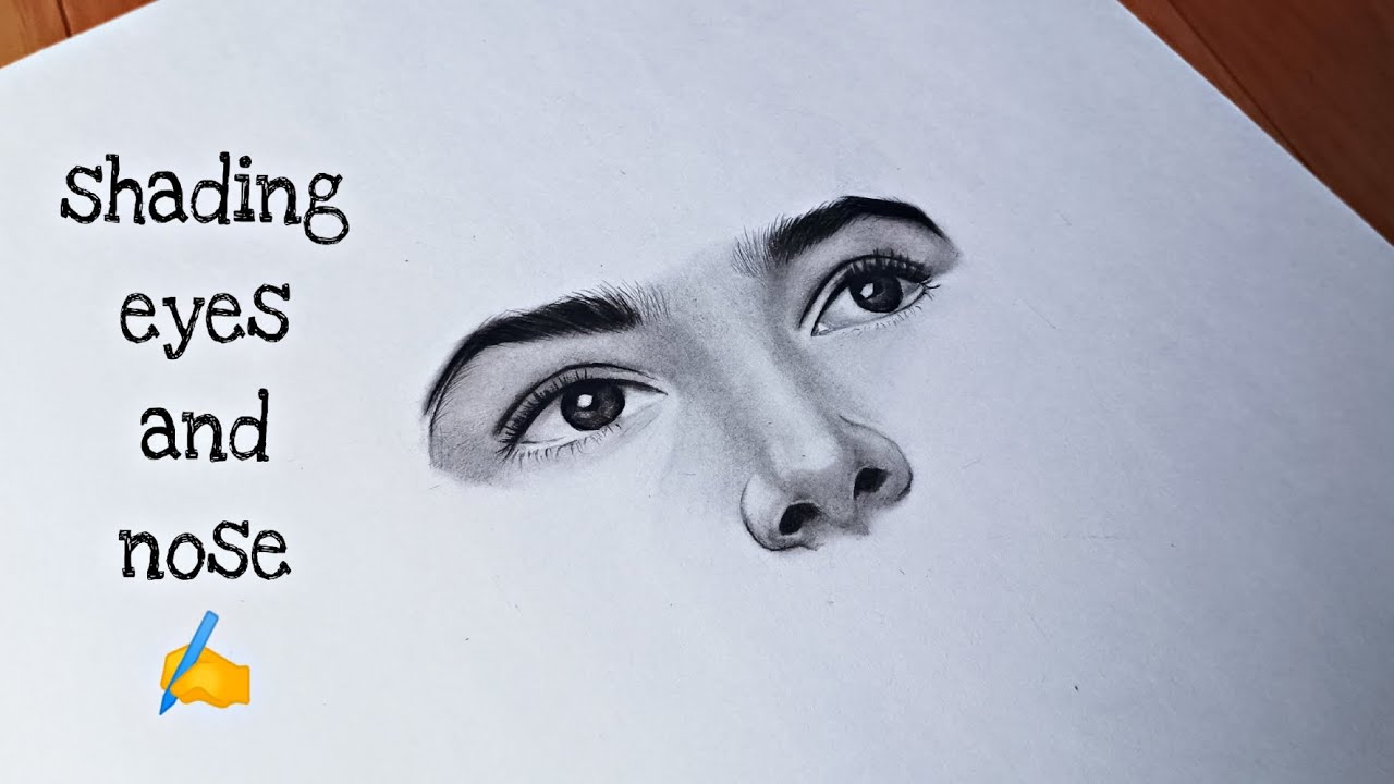 Shading Eyes and Nose for Beginners: A Step-by-Step Tutorial - YouTube