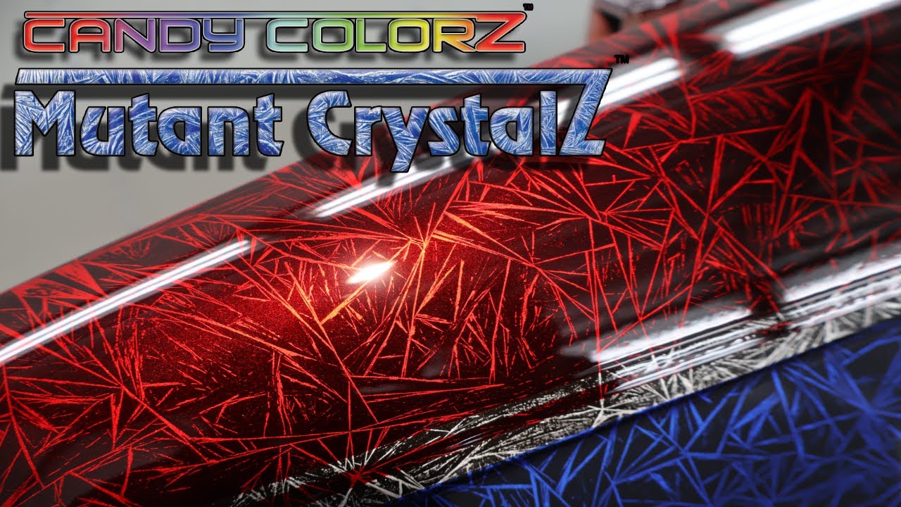 Apple Red and Sapphire Blue Candy ColorZ Over Mutant CrystalZ - YouTube